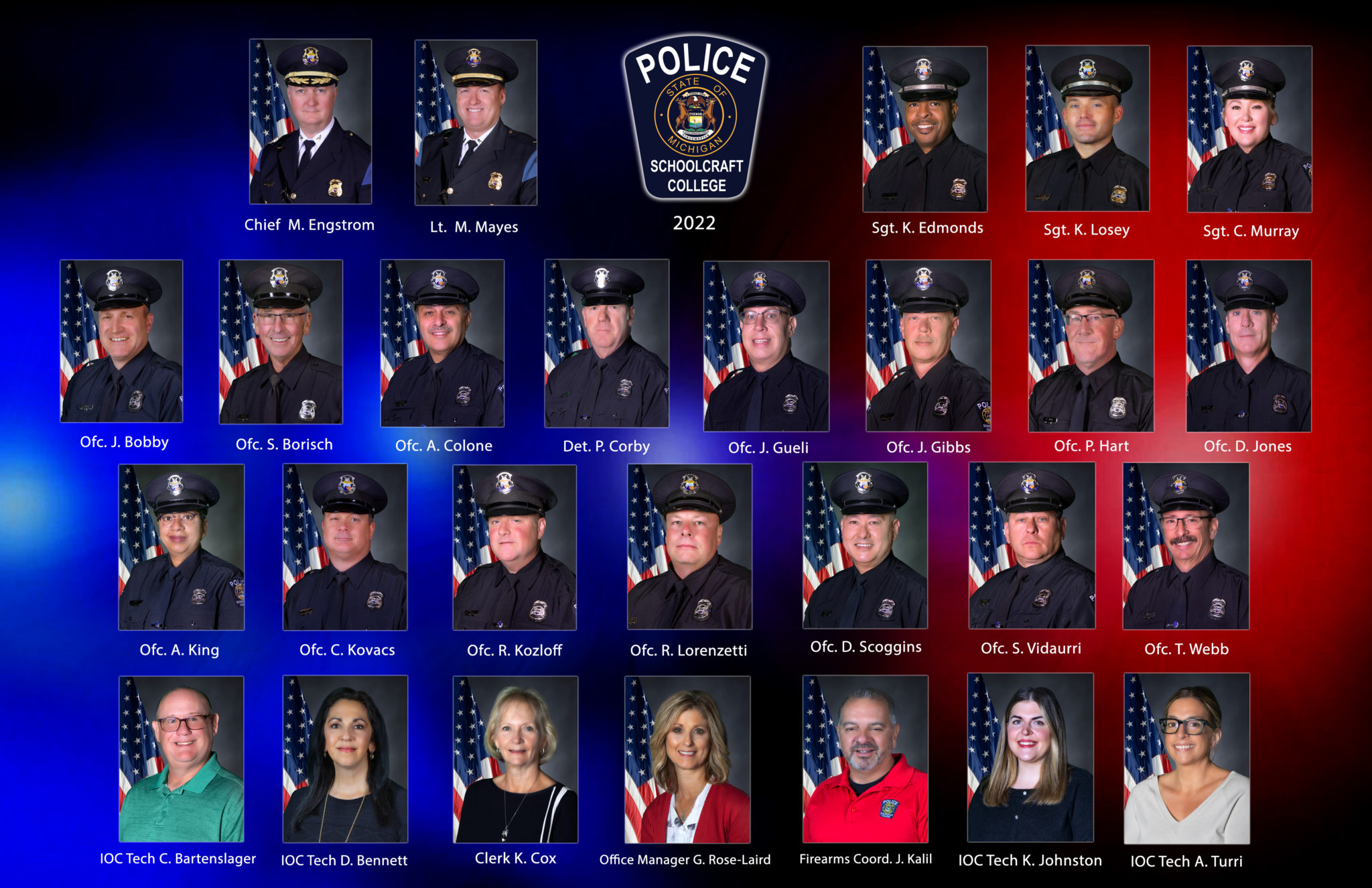 Staff – SC Police Department – Schoolcraft College